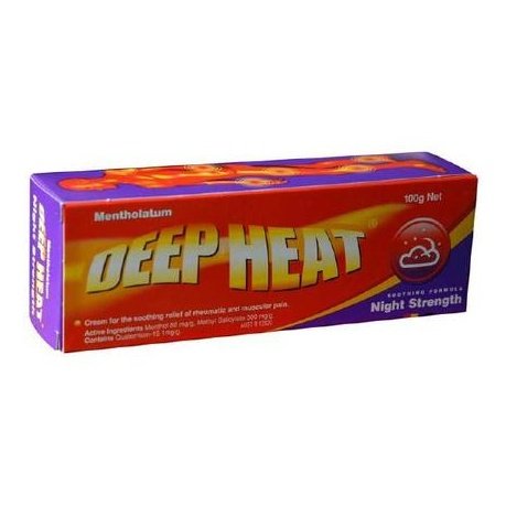 Deep Heat Menthol Rub Night 100g | Eclipse Pharmacy