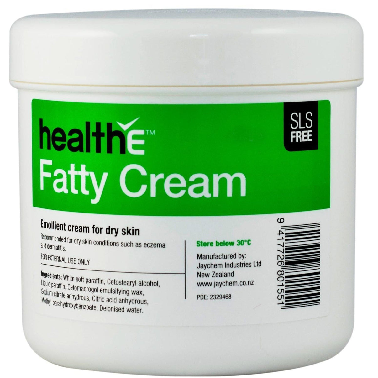 healthE Fatty Cream 500g Tub (LIMIT 4) | Eclipse Pharmacy
