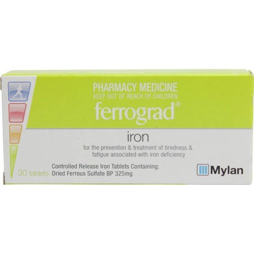 Ferrograd 325mg 30 Tabs | Eclipse Pharmacy
