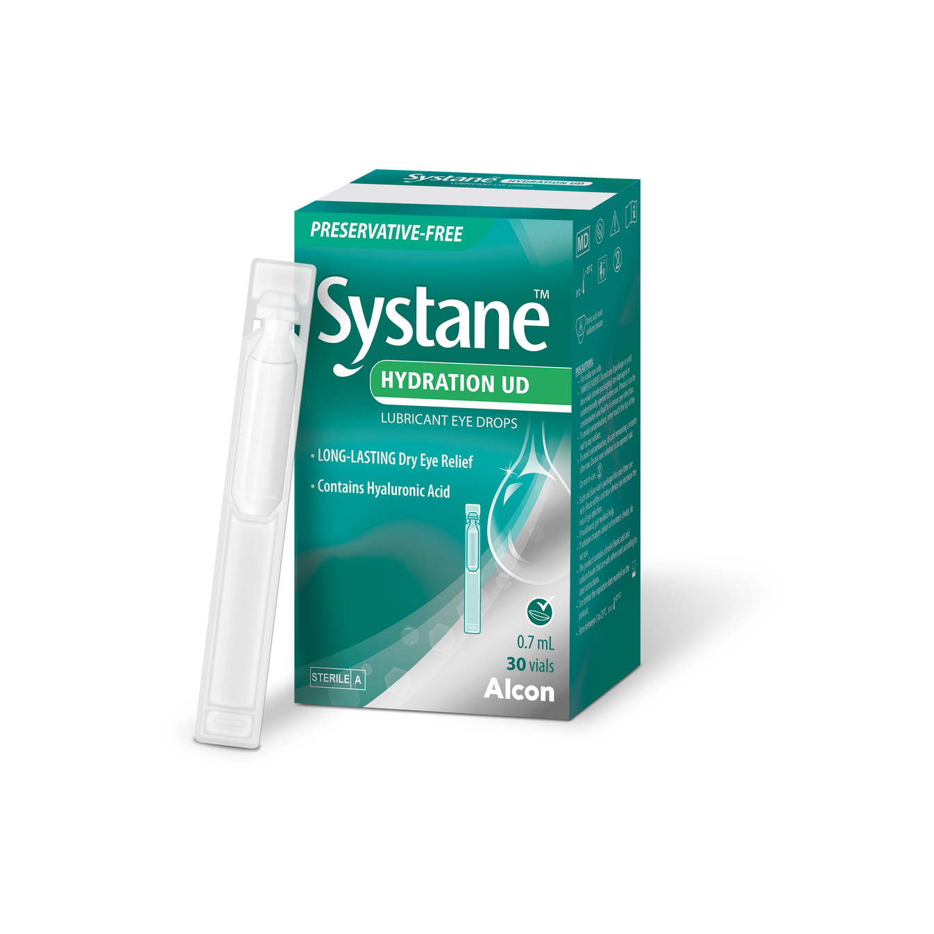 Systane Hydration UD Lubricant Eye Drops 30 Vials x 0.7ml Each ...